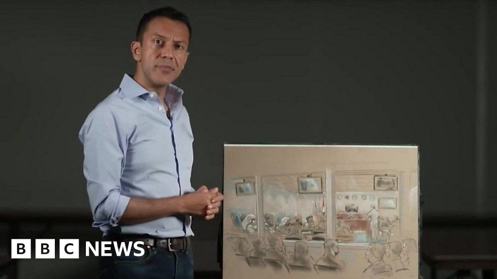 What it was like at 9/11 suspects' hearing - BBC News