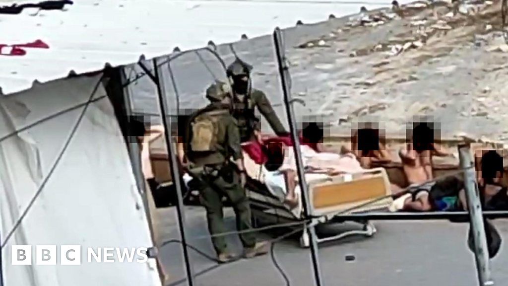 Verified footage shows people detained after raid on Nasser Hospital ...
