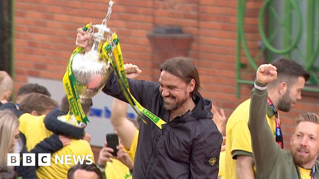 Norwich City parade celebrates Premier League promotion