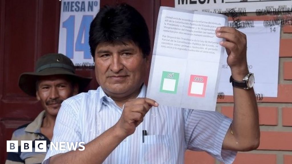 Bolivian President Morales set to lose fourth term bid - BBC News