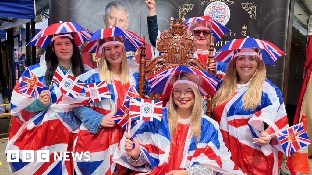 Crowds turn out for Coronation events in north-west England