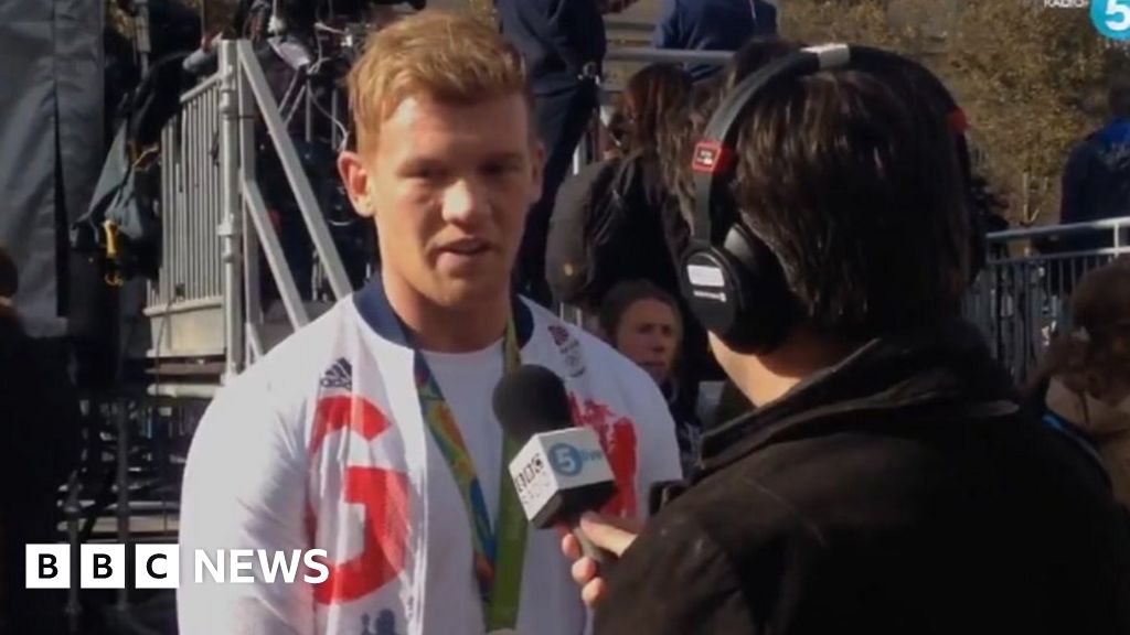 Olympic medalist Sam Cross has local pub named after him - BBC News