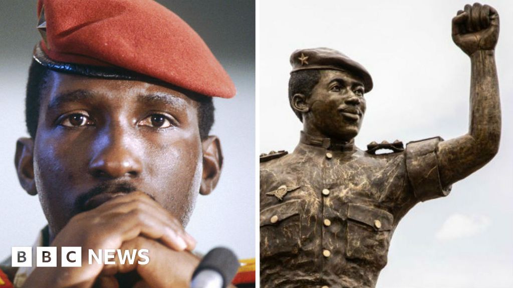 Burkina Faso unveils 'corrected' Thomas Sankara statue - BBC News