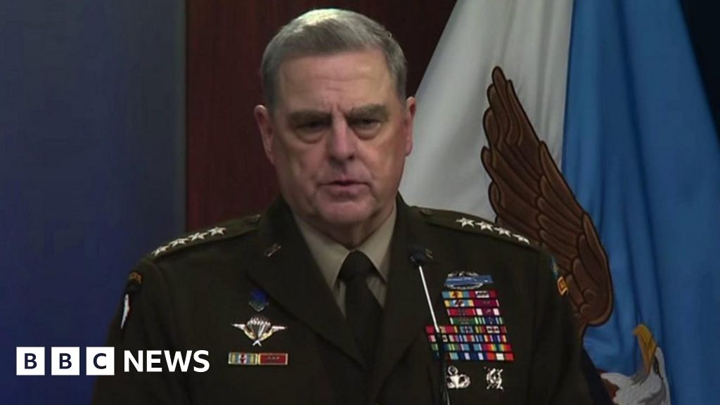 General Mark Milley admits 'anger and pain' over Afghanistan - BBC News