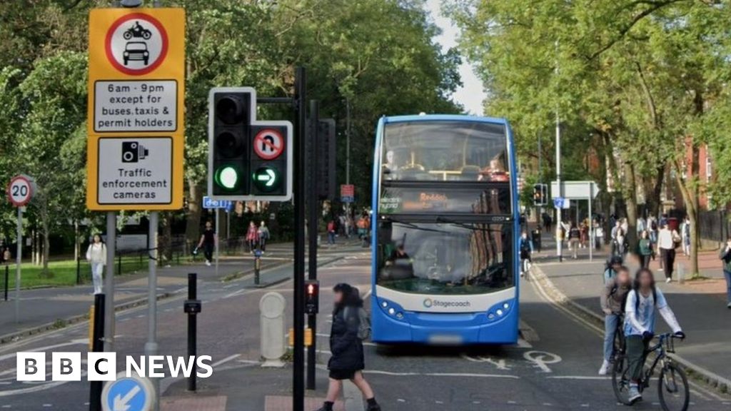 Manchester bus lane fines make £10m from one city street - BBC News