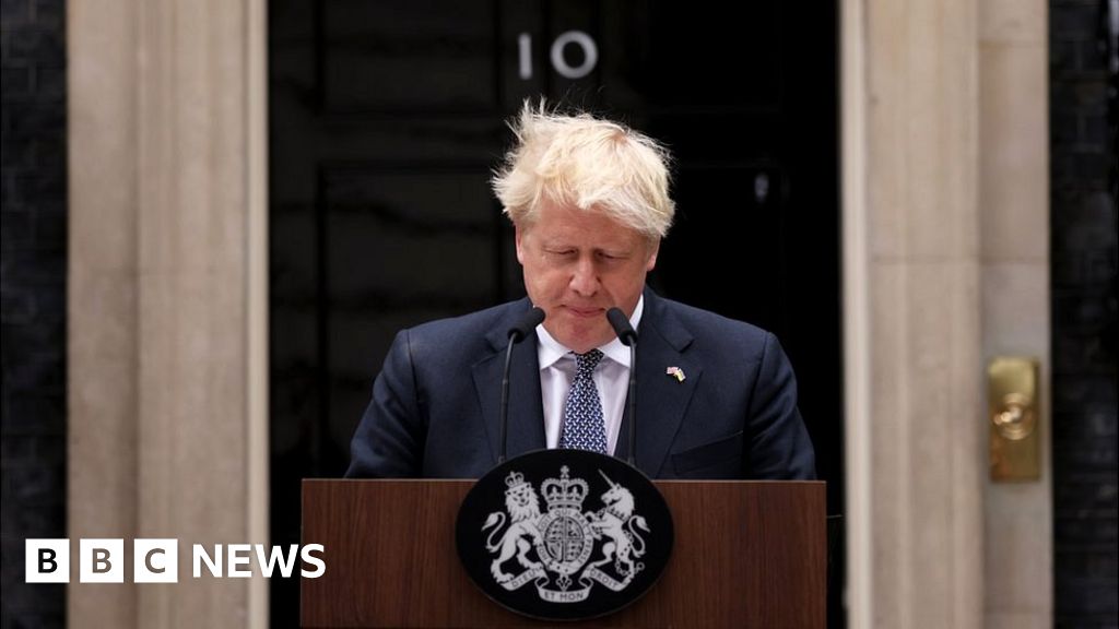 Boris Johnson: Last days as prime minister 'a total massacre' - BBC News