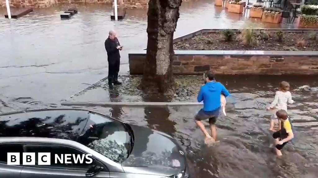 Edinburgh clean-up under way after flash flooding