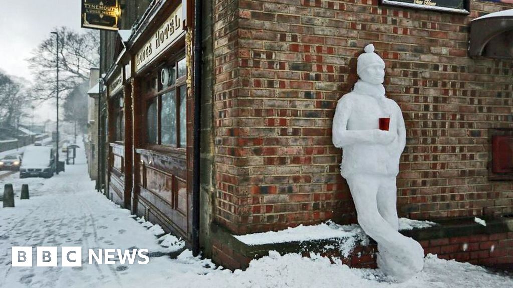 Not just snowmen: Wintry erections around England