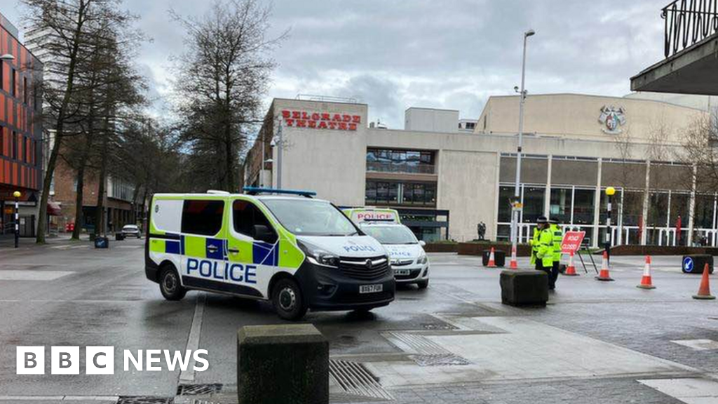Murder probe after man stabbed to death in Coventry city centre - BBC News