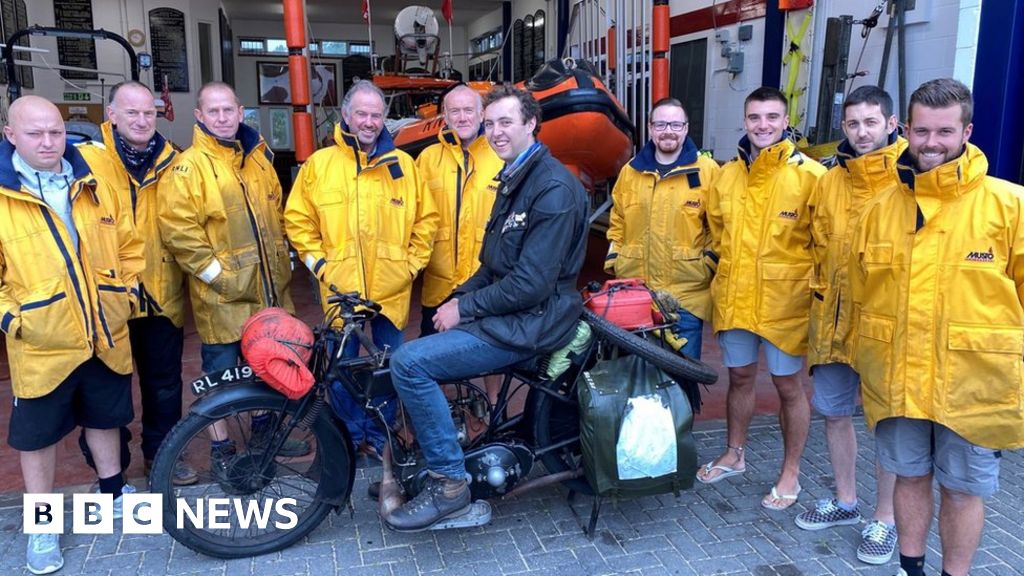 Stevenage rider covers 8,000 miles for charity on vintage motorbike ...