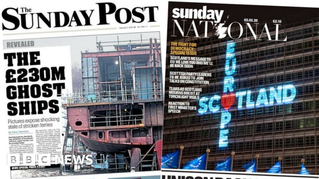 Scotland's papers: £230m 'ghost ships' and Brexit latest