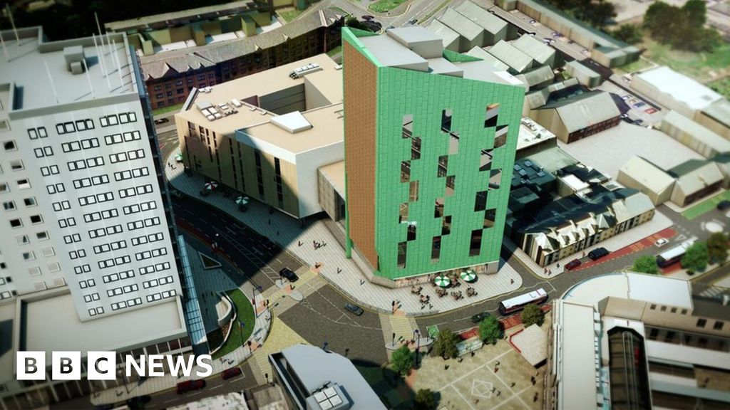 £50m Swansea city centre student tower approved - BBC News