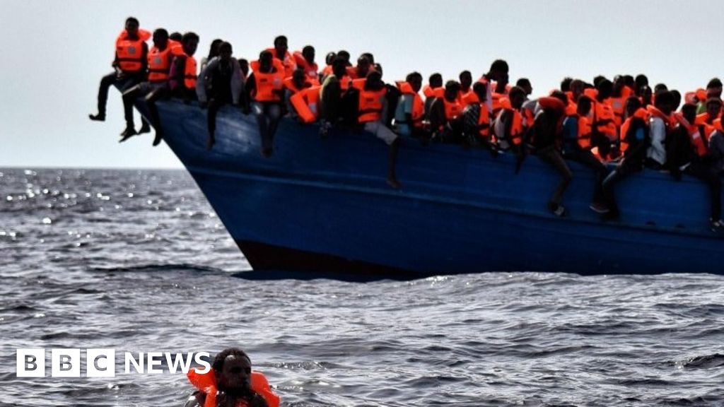 Mass migrant rescue in Mediterranean waters - BBC News