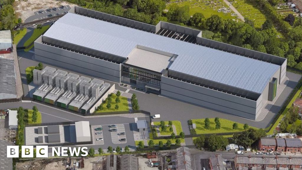 Plans for huge Kao Data centre in Stockport revealed - BBC News