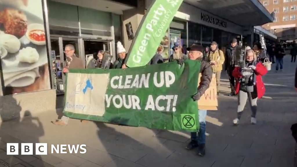 Protest held against Coventry incinerator - BBC News