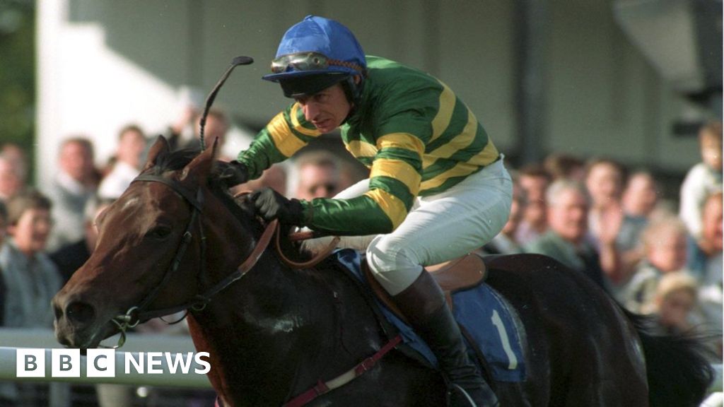 The jockey who raced again after reading his own obituary - BBC News