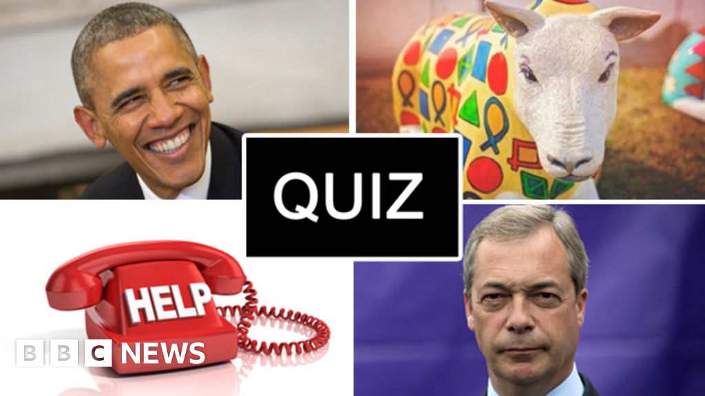 Quiz time: Test your knowledge of the news - BBC News