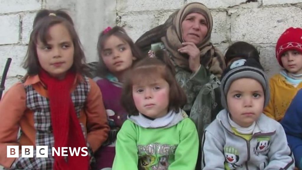 Syrians in Madaya 'eating tree leaves to survive' - BBC News