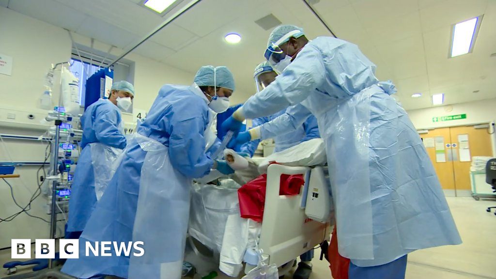 Covid-19: London hospital staff 'worry about being next in the bed'