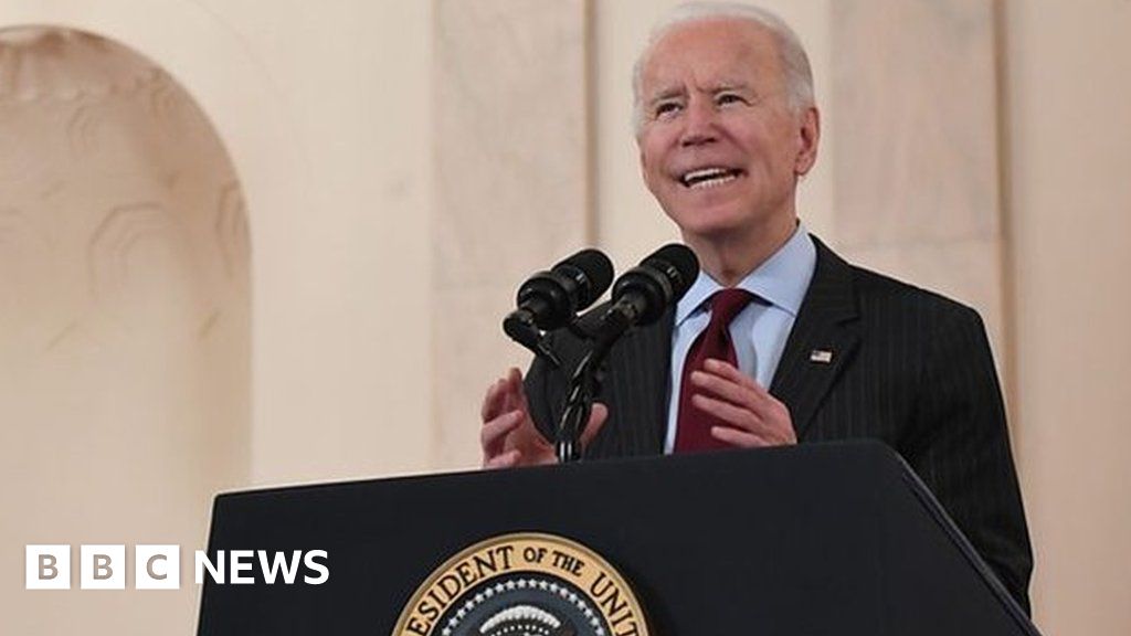 President Biden: 'This nation will smile again' - BBC News