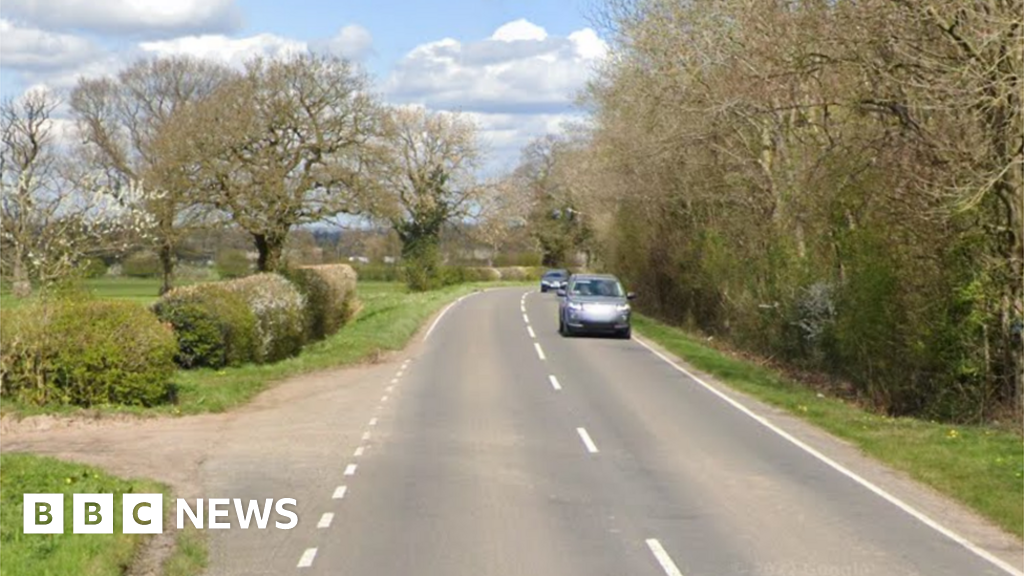 Twycross: Man dies after car crashes into trees and catches fire