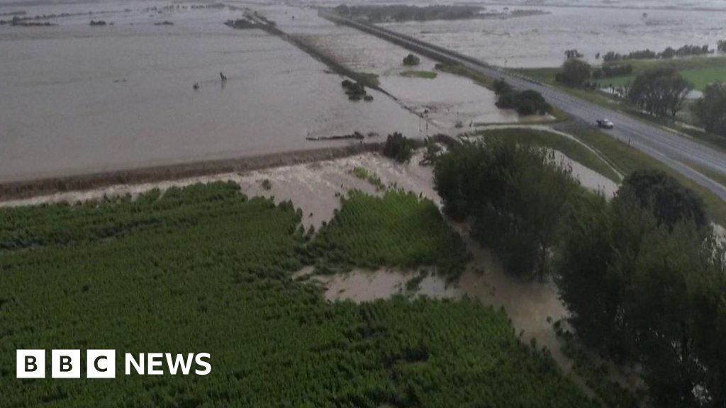 Cyclone Gabrielle: New Zealand storm flooding as seen from the skies ...