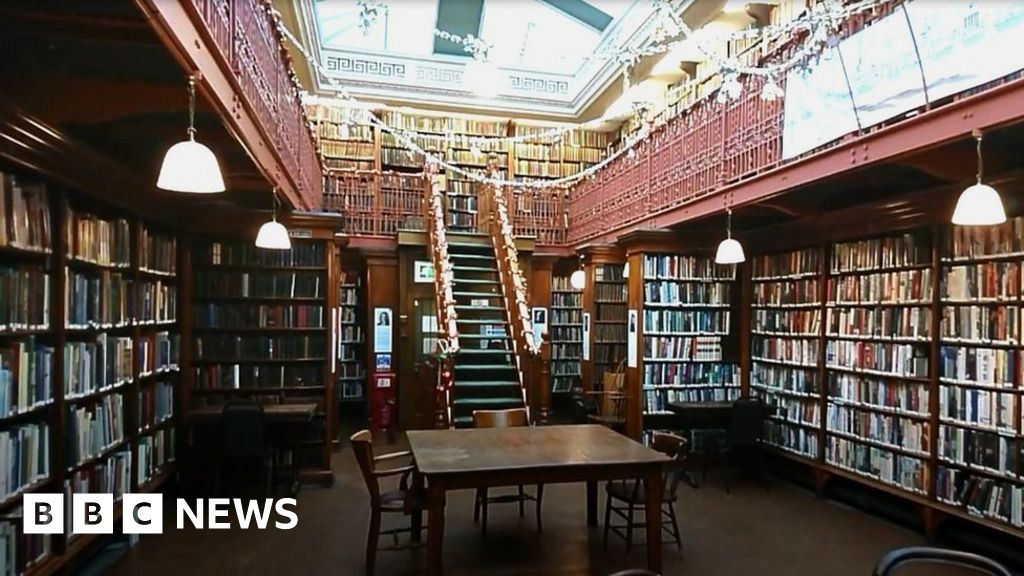 'Hidden' library in Leeds celebrates 250th birthday - BBC News 'Hidden' library in Leeds celebrates 250th birthday - BBC News
