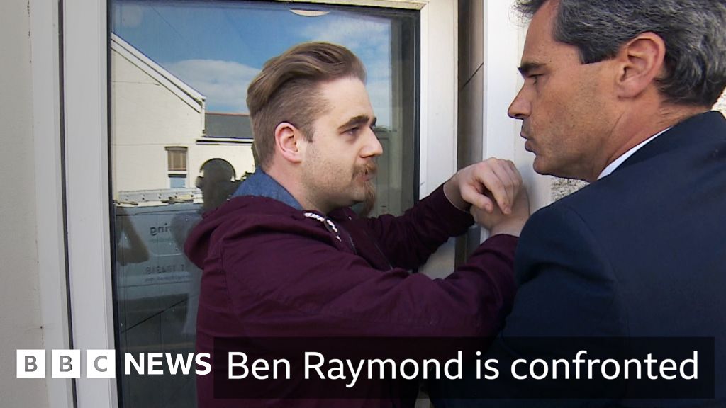 National Action co-founder Ben Raymond is confronted by the BBC - BBC News