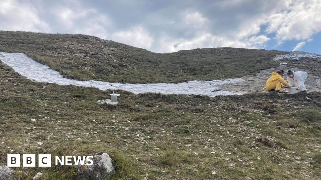 Portland quarry Wessex helicopter sculpture restored - BBC News