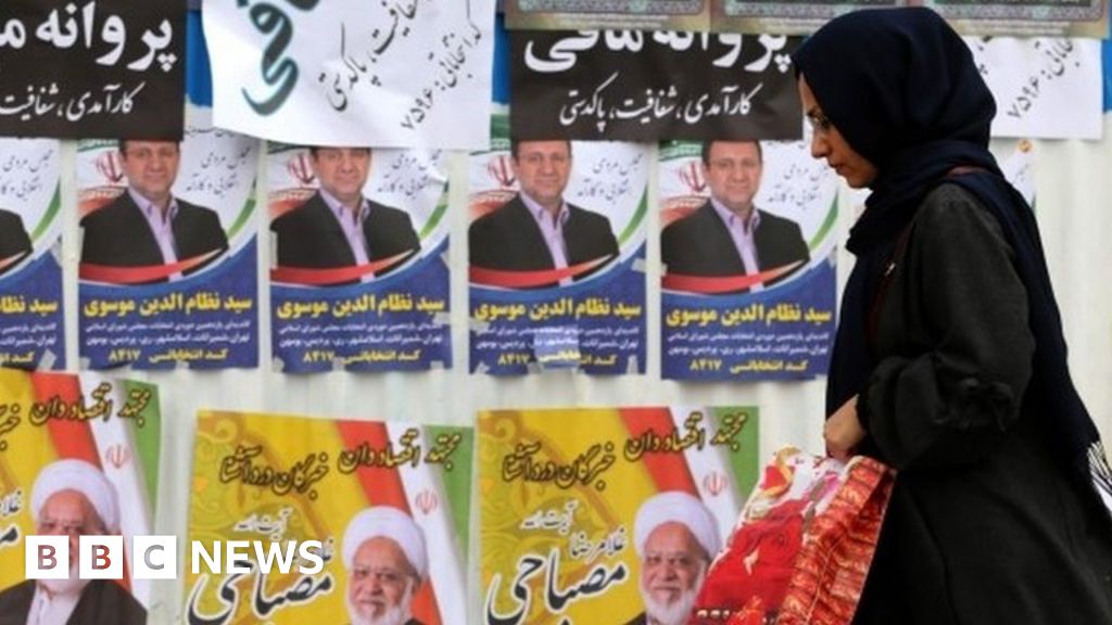 Iran elections: Hardliners set to sweep parliamentary polls - BBC News
