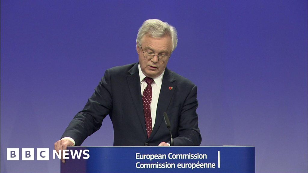 Brexit: David Davis rules out new border for N Ireland