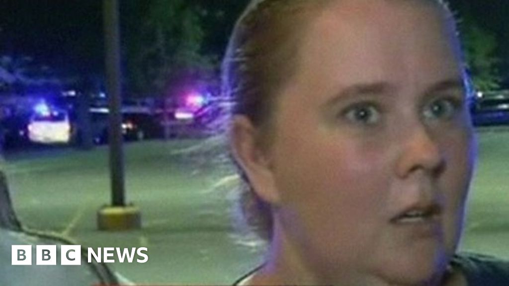 US cinema shooting: 'I just grabbed my child and we ran' - BBC News