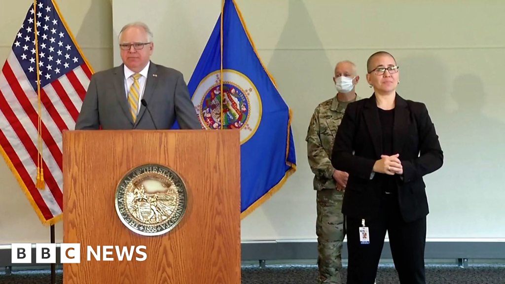 George Floyd death: 'Justice will be swift and fair', says governor