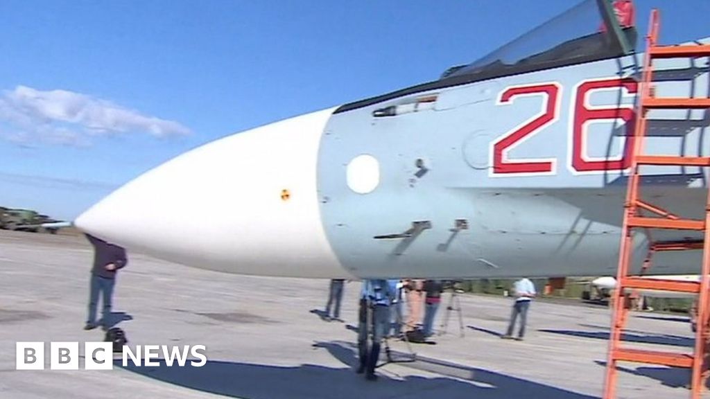 BBC inside airbase where Russia carries out Syria airstrikes - BBC News