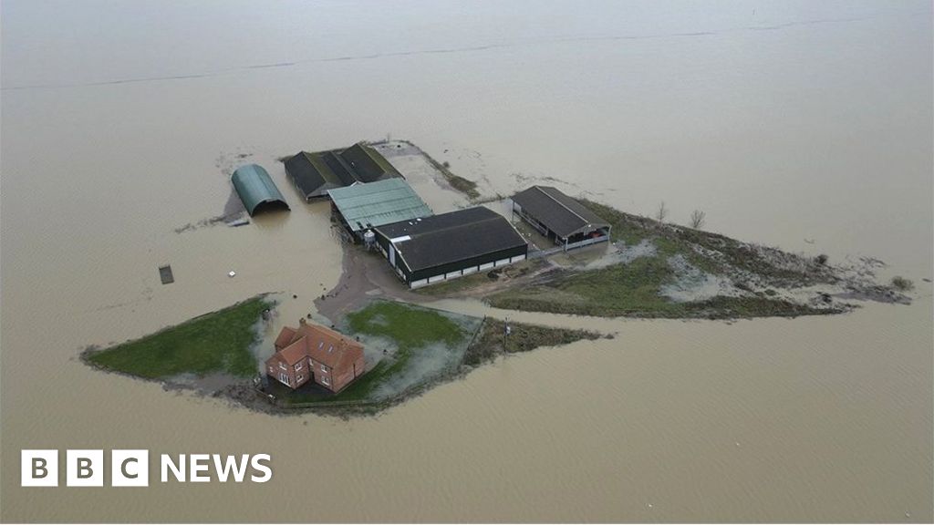 Lincolnshire farmer's heartbreak as his land floods again - BBC News