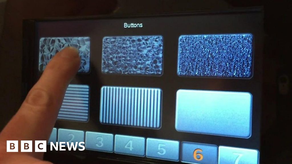 CES 2016: 'Textured' touchscreen buttons you can feel - BBC News