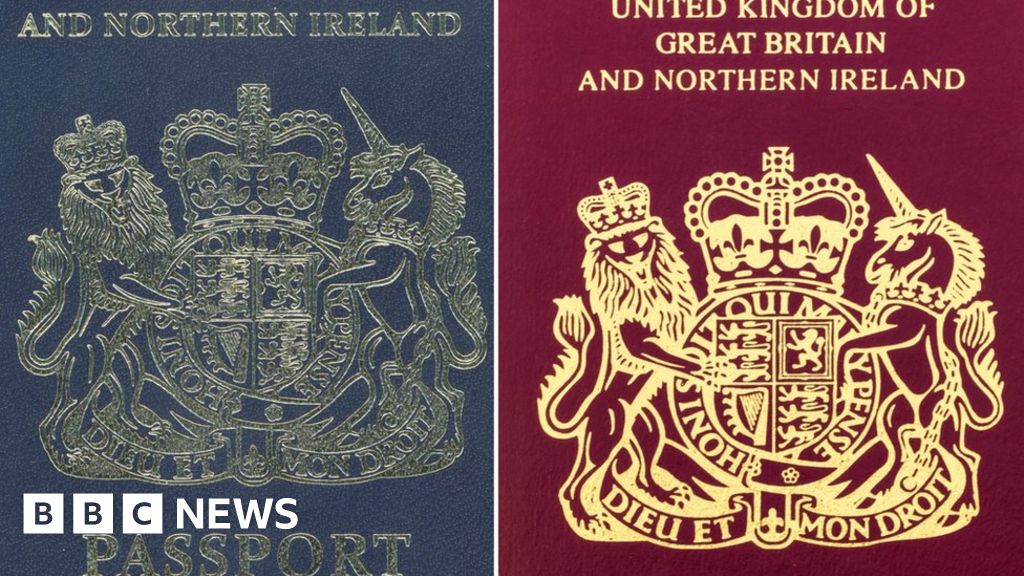 Blue passport announcement divides opinion in Wales - BBC News