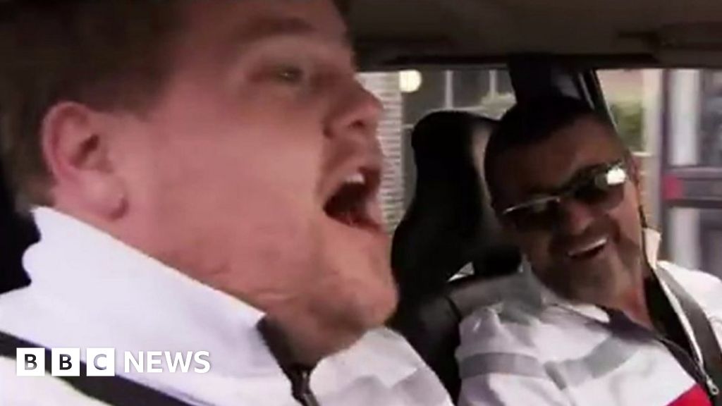 George Michael in 'first' Carpool Karaoke - BBC News