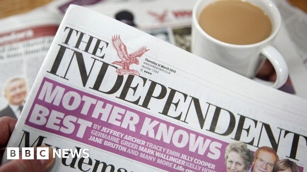 Independent first national paper to cease print edition - BBC News