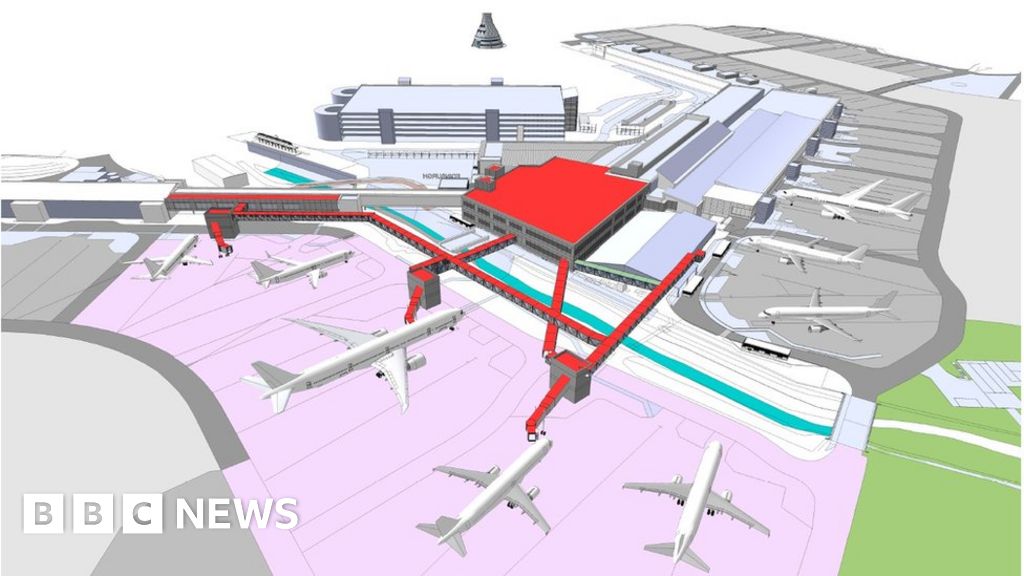 Work begins on £80m Edinburgh Airport expansion - BBC News