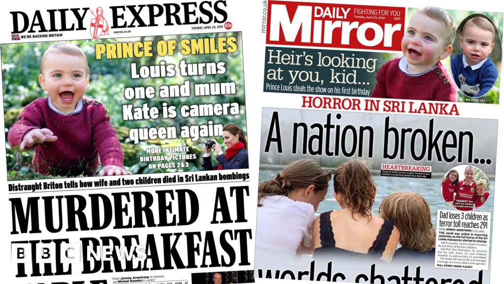 Newspaper headlines: 'A nation broken' by bombings - BBC News