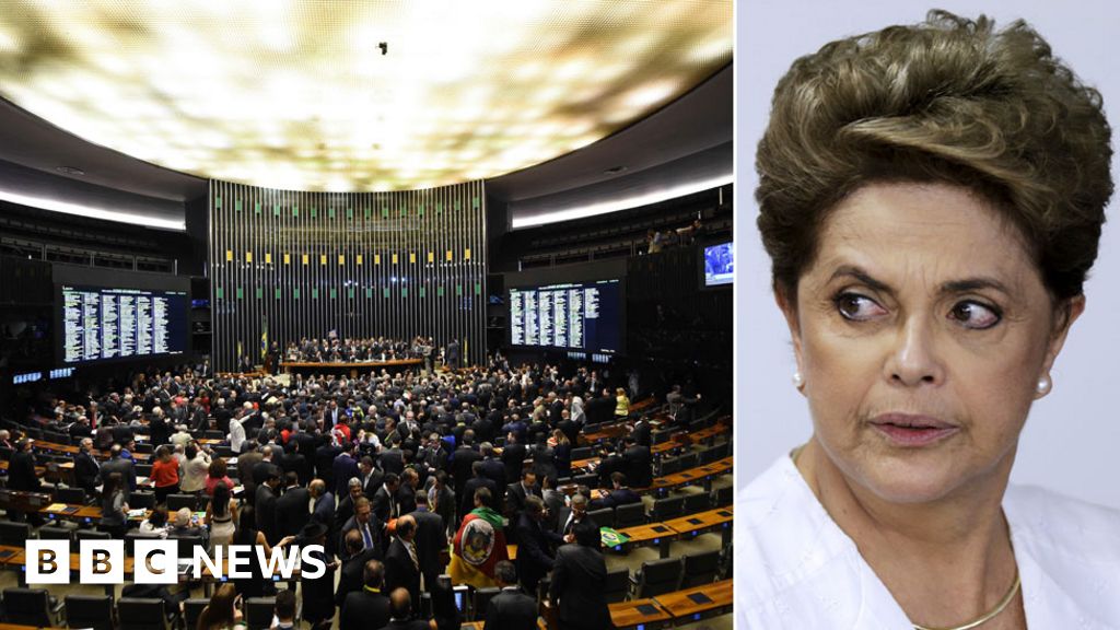 Brazil Rousseff: Congress holds knife-edge impeachment vote - BBC News