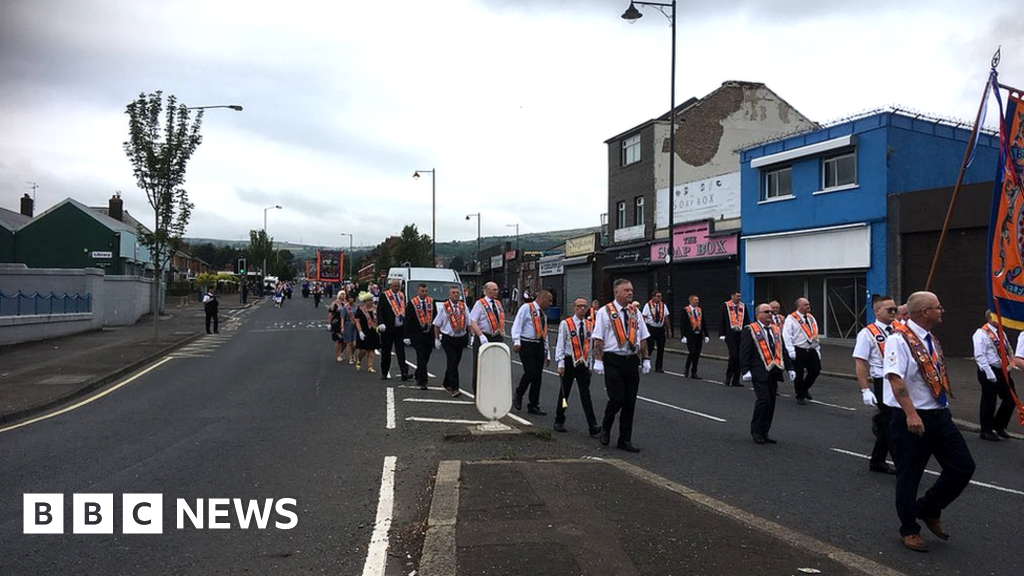 Twelfth of July parades take place across Northern Ireland - BBC News
