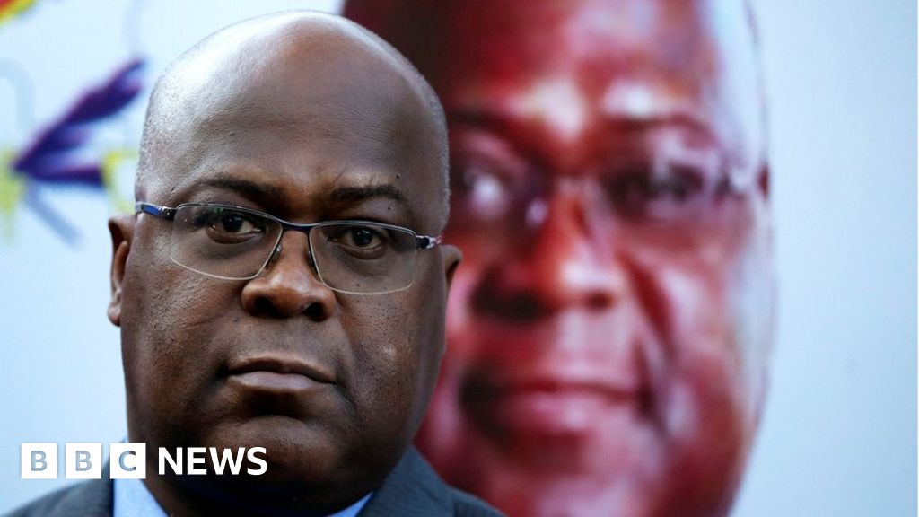 Historic day as Tshisekedi is sworn in as DR Congo president - BBC News