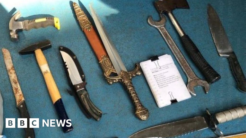 Birmingham police seize 'terrifying' arsenal of weapons - BBC News