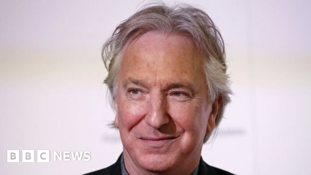 Alan Rickman played Professor Snape in the Harry Potter films - BBC News