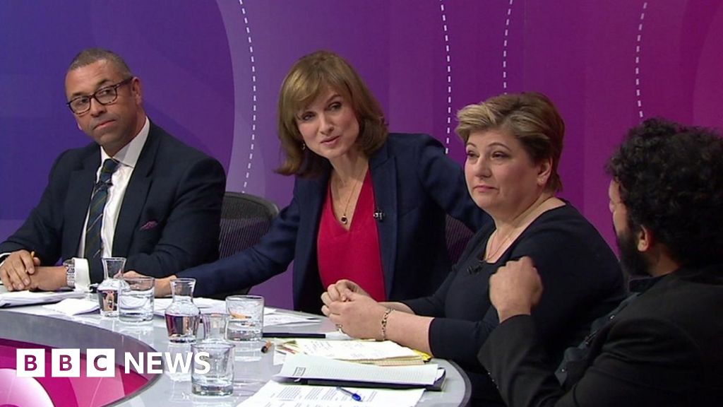 Question Time: Praise for Fiona Bruce's first episode - BBC News