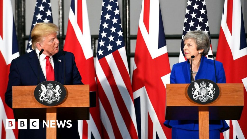 Trump praises 'extraordinary' US-UK alliance on state visit - BBC News