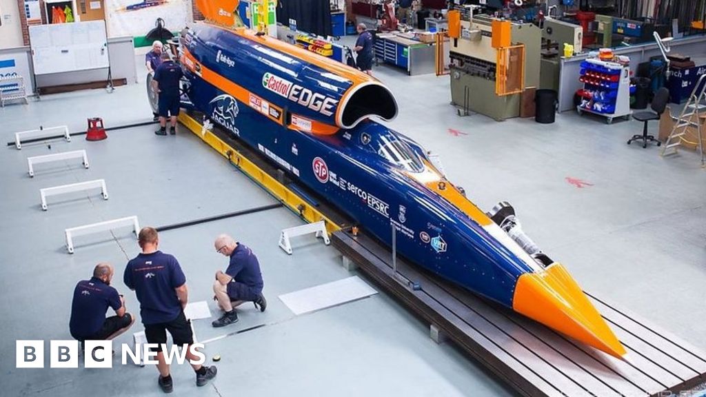 The 85-year-old rocket scientist behind the 1,000mph car - BBC News