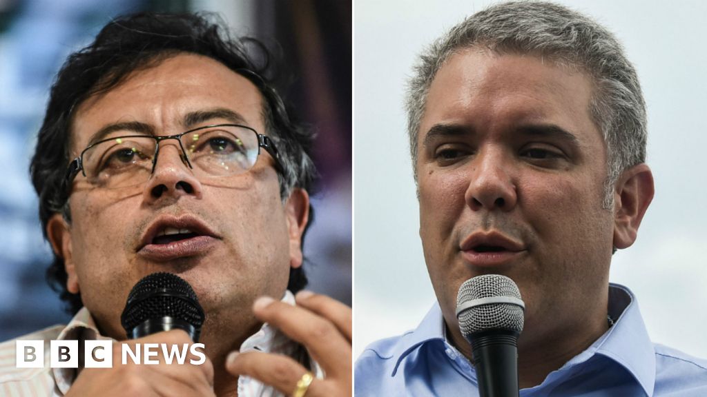 Colombia election: Voters polarised ahead of run-off - BBC News